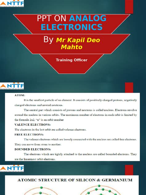 Analog Electronics Ppt Pdf
