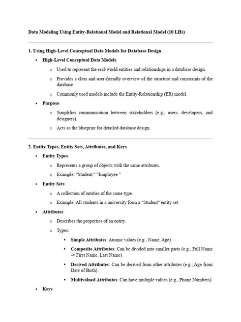 Data Modeling Using Entity Pdf Relational Database Computer
