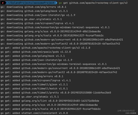 Go 操作rocketmq Topic（发送数据andand订阅消费数据） 掘金