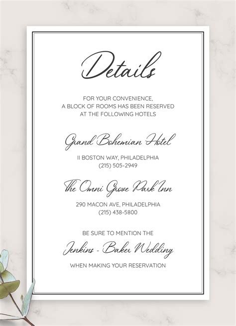 Wedding Planning Made Easy A Comprehensive Guide To Wedding Information Sheet Templates