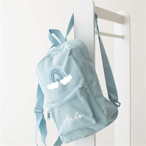 Rainbow School Backpack Etsy