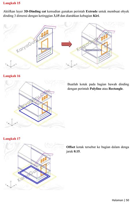 Tutorial Autocad Gambar Pos Jaga Bagian 6 3d Modeling Autocad Autodesk Knowledge Network