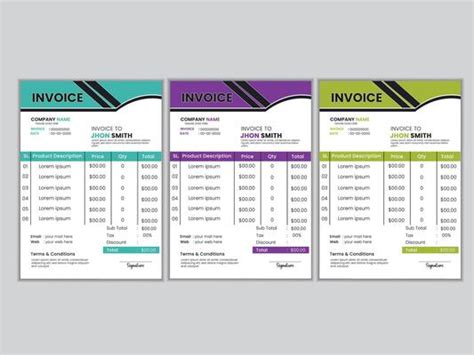 Invoice Header Vector Art Icons And Graphics For Free Download