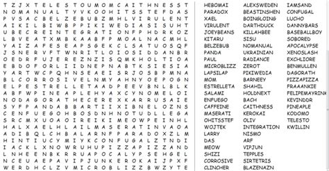 100 Hard Word Search Puzzles Printable Freeprintabletm Printable Word