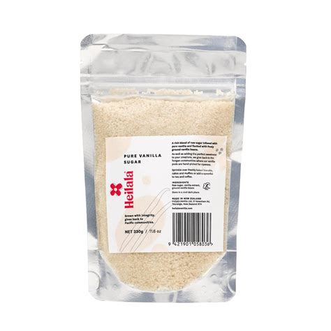 Heilala Vanilla Pure Vanilla Sugar Bag 330g Simply Organic Nz