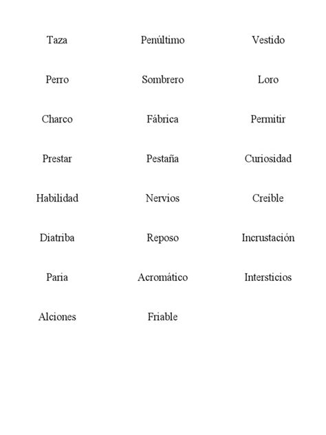 Vocabulario Standford Pdf