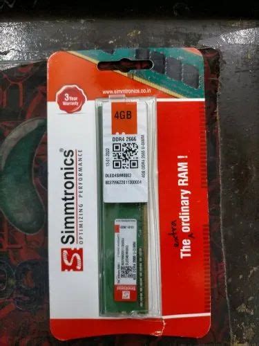 GB Gb Ddr Simmtronics At Piece In New Delhi ID