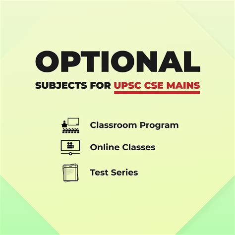 How To Choose Optional Subjects