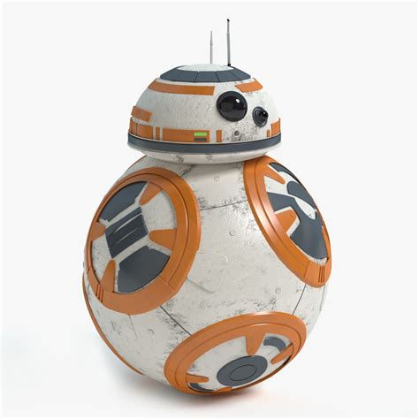 Bb 8 Star Wars Droid Rigged 3d Model 50 Max Fbx Obj Ma Free3d