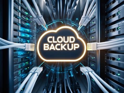 Cloud Backup Technology Premium Ai Generated Image