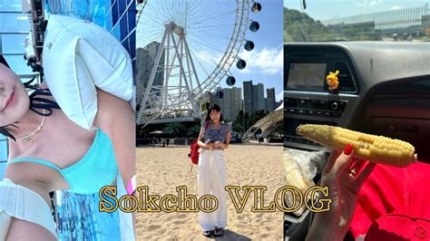 여름휴가 Vlog 카시아 속초 프리미어킹수영장 후기｜월간속초대포항 튀김골목 Youtube
