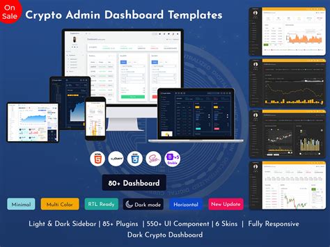Bootstrap Admin Dashboard Bitcoin Cryptocurrency Admin Template