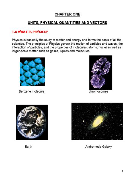 Units Physical Quantities And Vectors Pdf Significant Figures Euclidean Vector