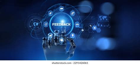 Feedback Customer Satisfaction Review Robotic Hand Stock Illustration 2291426061 Shutterstock