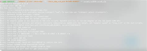 如何在linux上使用wchlinkopenocd调试rp2040系单片机 哔哩哔哩