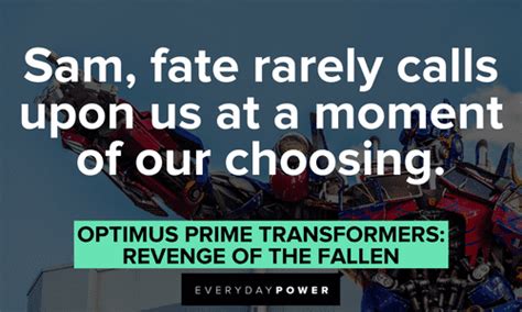 Optimus Prime Work Quotes