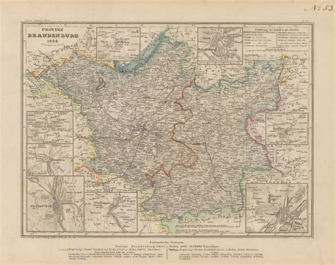 Joseph Meyer Brandenburg 1849 The Map House