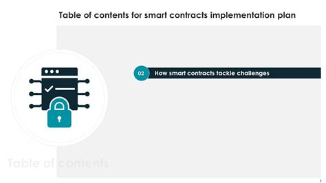 Smart Contracts Implementation Plan Powerpoint Presentation Slides Ppt Example
