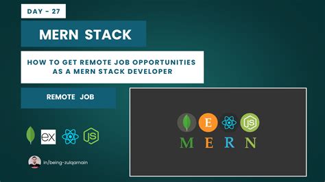 How To Get Remote Job Opportunities As A Mern Stack Developer