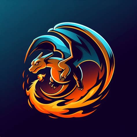 Majestic Charizard Vector Art Print Etsy