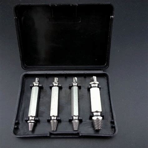 4pcs 1set Beschädigt Schraube Extractor Drill Bits Vicedeal