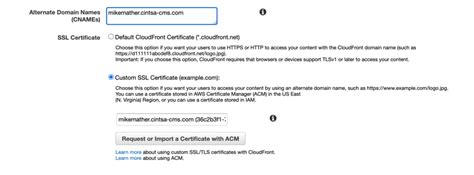 Adding A Custom Domain Name To Aws Cloudfront Dev Community