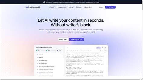 Hypotenuse AI Chatai Apps
