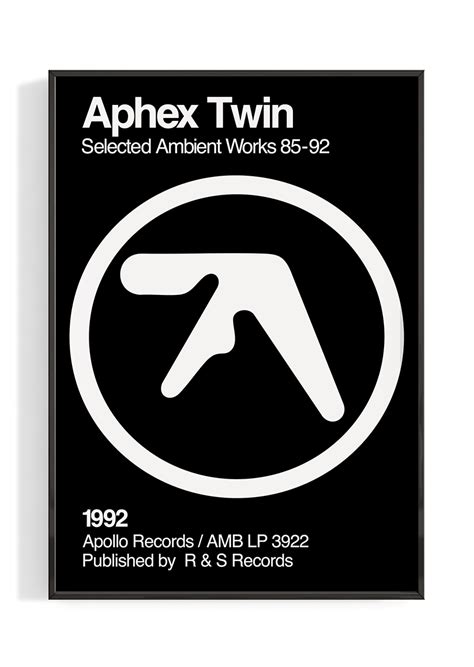 Aphex Twin Selected Ambient Works 85 92 Poster The Indie Planet