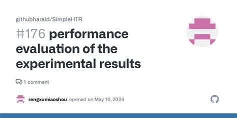 Performance Evaluation Of The Experimental Results Issue 176