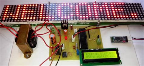 Led Scrolling Display Board Circuit Diagram