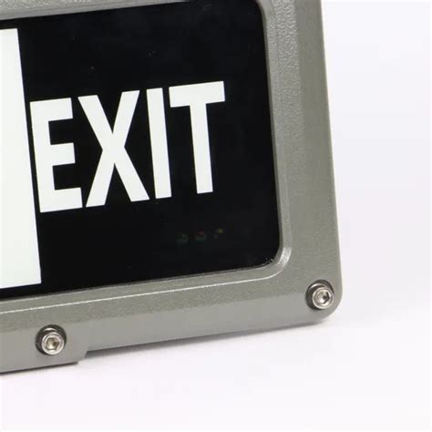 Atex 3w Explosion Proof Emergency Escape Light Ex Exit Sign Safety Indicator Lamp Customizable