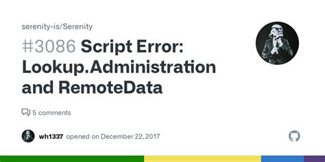 Script Error Lookupadministration And Remotedata · Issue 3086 · Serenity Isserenity · Github