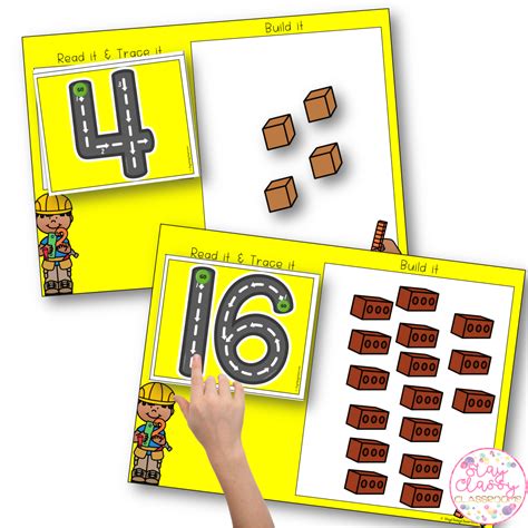 Construction Number Building Mats 2 Digit And 3 Digit Number Stay