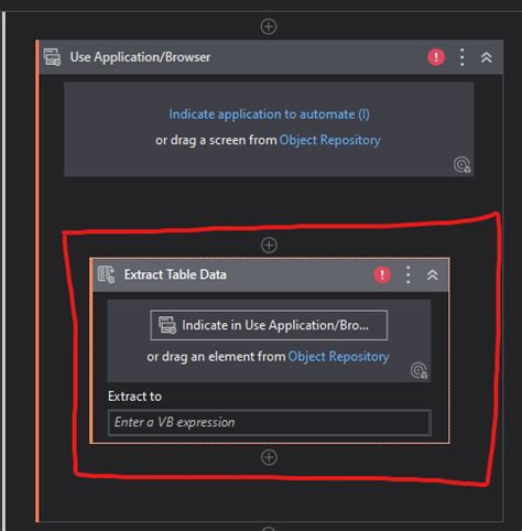 Extract Structured Data Error The Method Or Operation Is Not Implemented Activities
