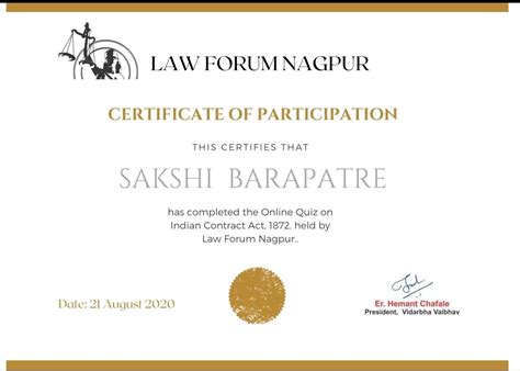 Sakshi Barapatre On Linkedin Law Indiancontractact