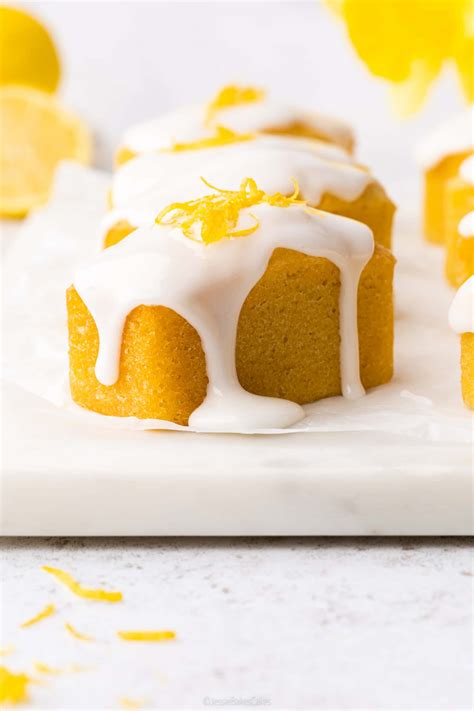Mini Lemon Drizzle Loaf Cakes Jessie Bakes Cakes