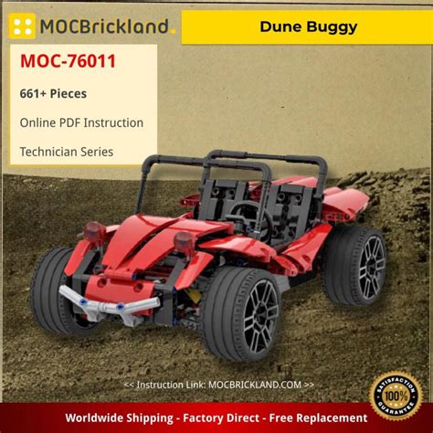Dune Buggy Technic Moc 76011 By Paave With 661 Pieces Moc Brick Land