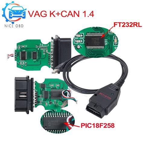 Vag Kcan Commander 14 With Ftdi Ft232rl Pic18f258 Chip Obd2