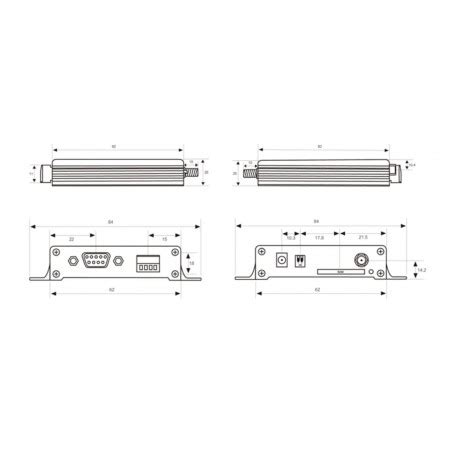 4G LTE RS232 RS485 Serial Modem