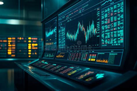 Digital Trading Hub Showcases Dynamic Stock Market Data Visualization Generative Ai Stock