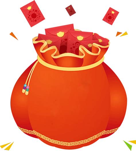 钱袋子 红包图片素材送福利微信红包金币