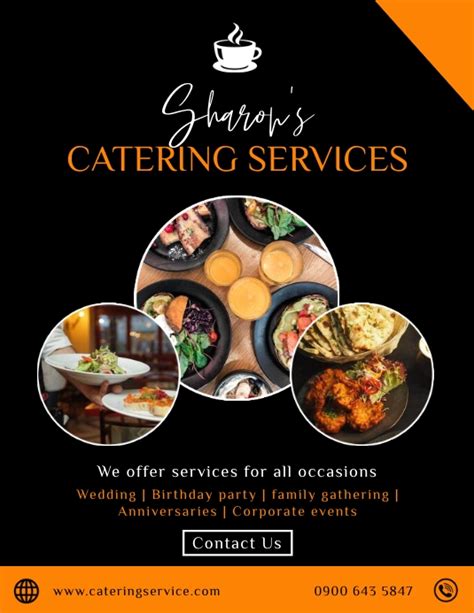 Catering Flyer Free Catering Service Flyer Template Psdai