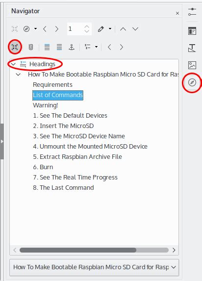 Does Libreoffice Have An Outline View Similar To Microsoft 2010