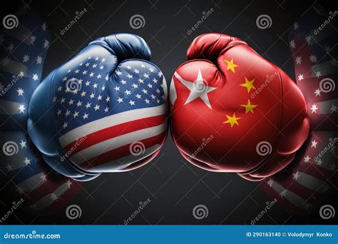 Conflict Between Usa And China Generative Ai Generative Ai Stock Illustration Illustration