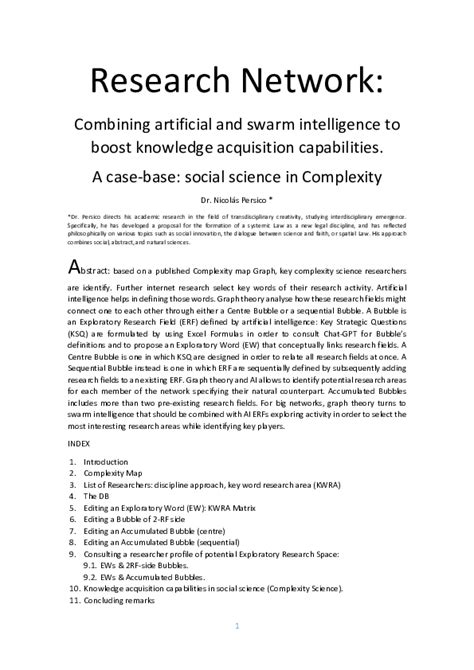 Pdf Research Network Combining Artificial And Swarm Intelligence To