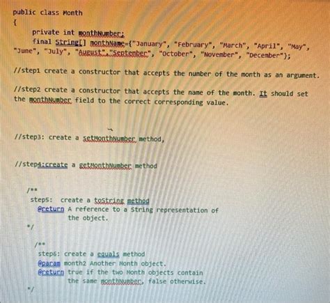 Solved Public Class Month Private Int Nonthkumber Final