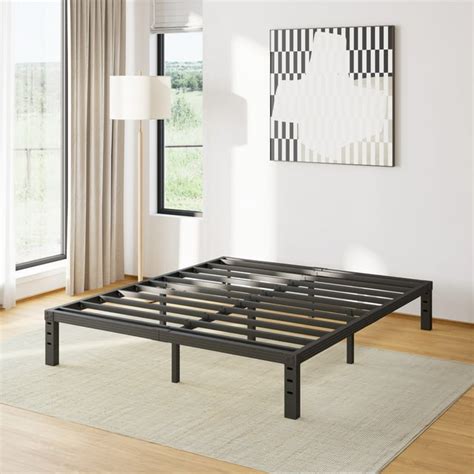 Comasach 12 In Full Bed Frame Easy Assembly No Box Spring Needed