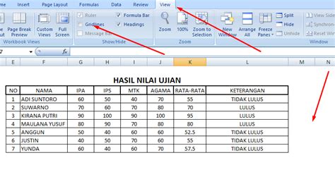 Cara Membuat Tabel Di Microsoft Excel Yang Baik Dan Benar