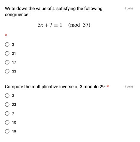 Solved Write Down The Value Of X Satisfying The Following