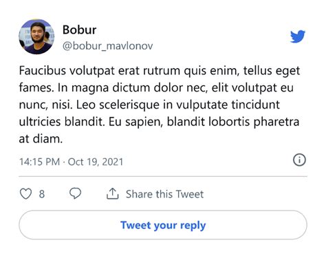 Twitter Embed Iframe Figma